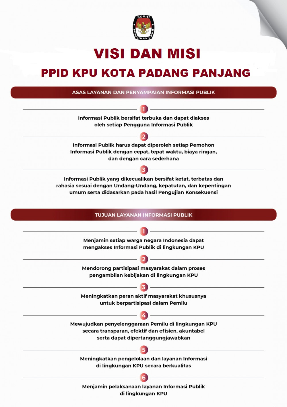E-PPID - Visi dan Misi